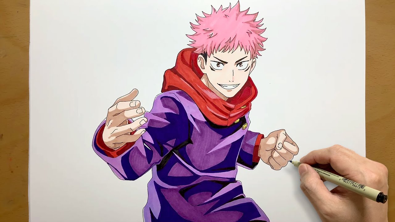 How To Draw Yuji Itadori From Jujutsu Kaisen Step By Step Draw