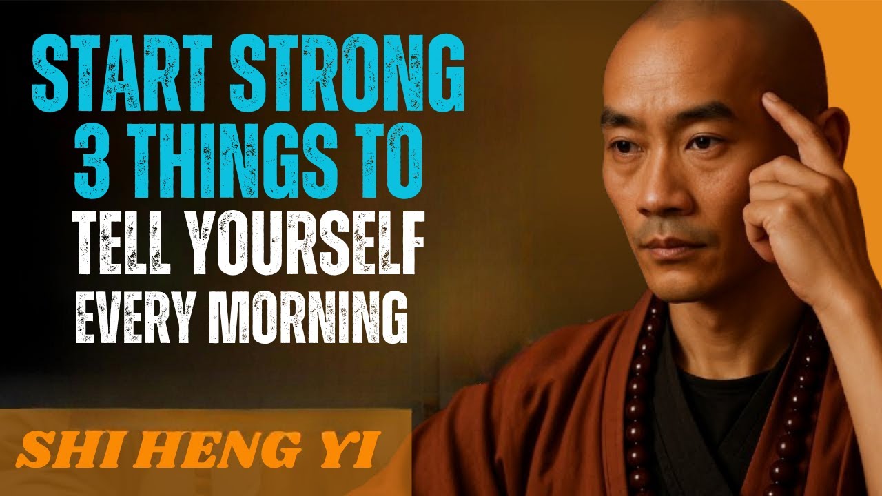 Start Strong 3 Things To Tell Yourself Every Morning Shi Heng Yi