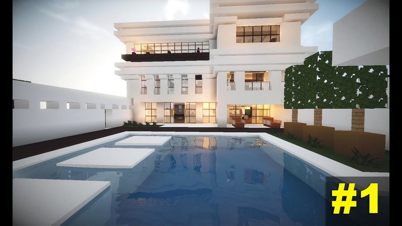 Minecraft Tutorial Casa Moderna 4 Parte 1 Youtube