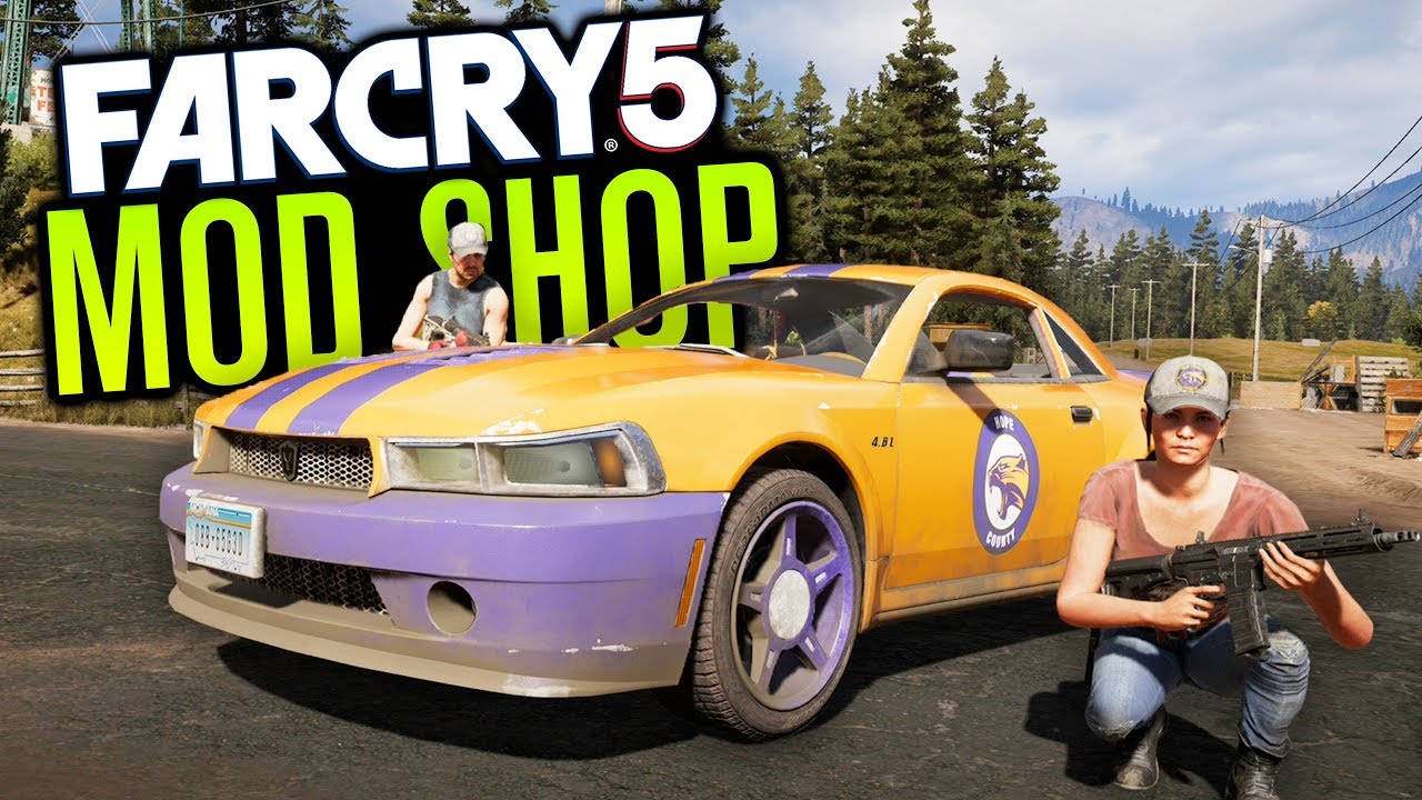 Car Customisation In Far Cry 5 Co Op Youtube