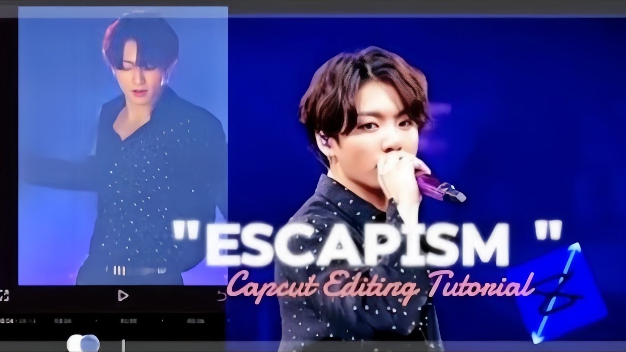 Escapism K Pop Editing Tutorial Capcut Jungkook Youtube