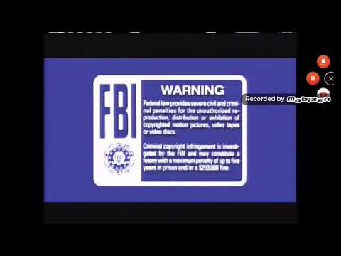 Blue Fbi Warning Paramount Dvd Main Menu Youtube