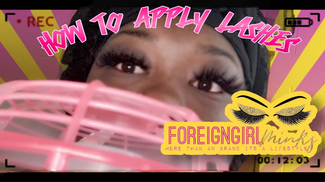 Tutorial How To Apply Lashes Youtube
