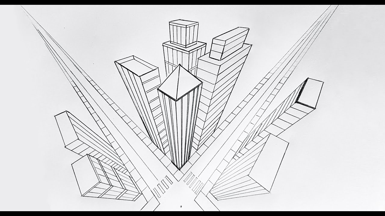 Perspective Drawing Birds Eye View