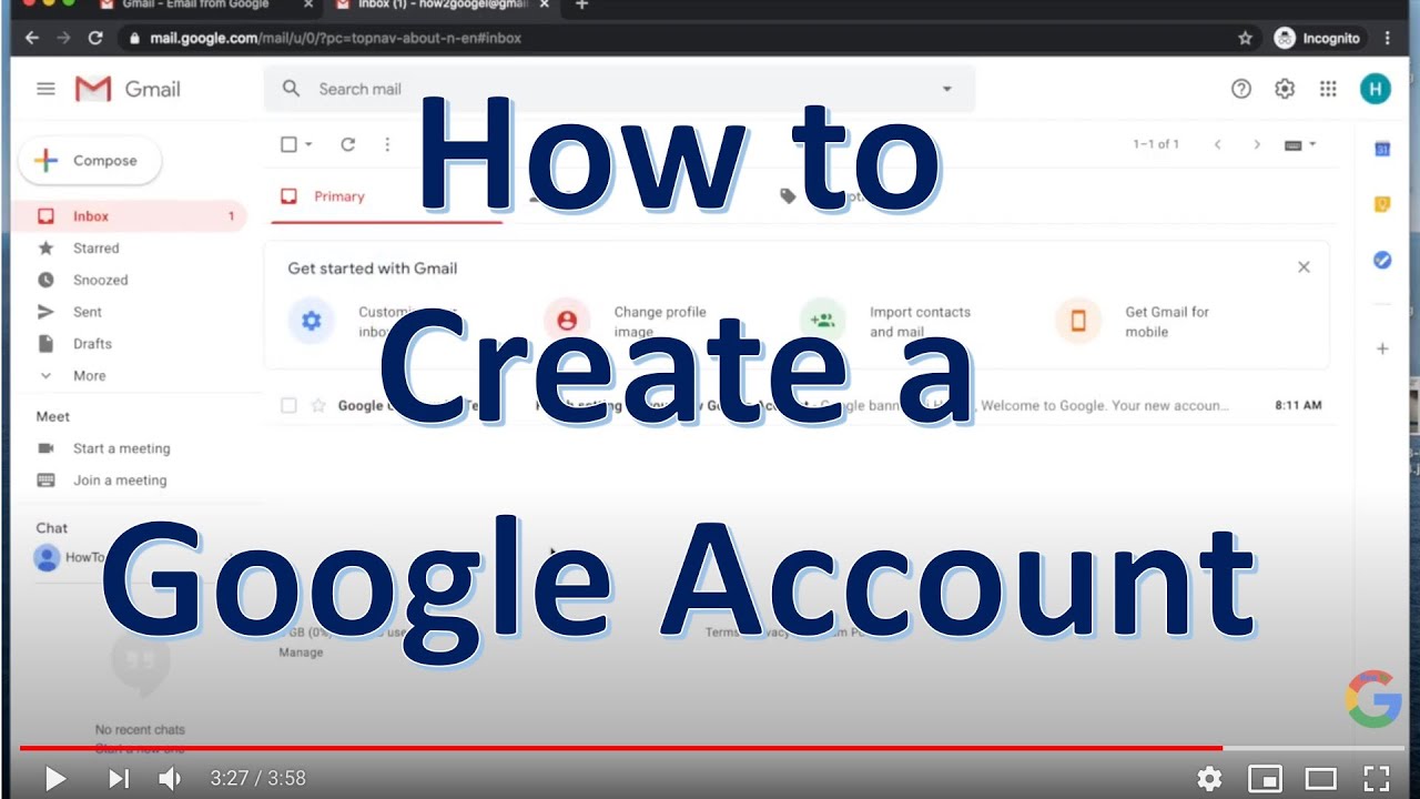 Create Your Google Account