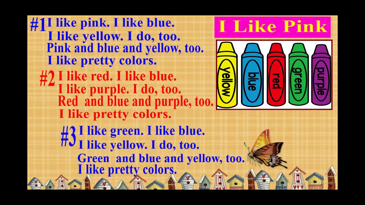 Unit 8 Colors Song Tiny Talk 1a Youtube