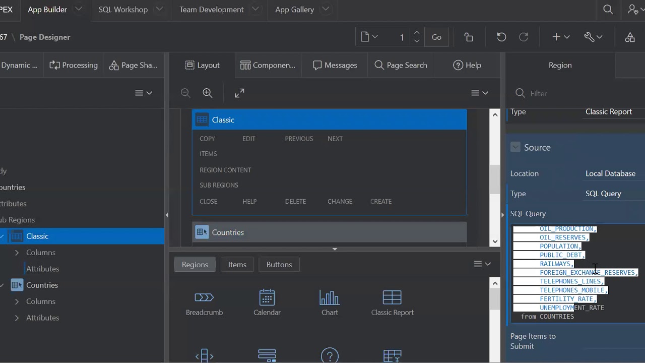 Oracle Apex Examples
