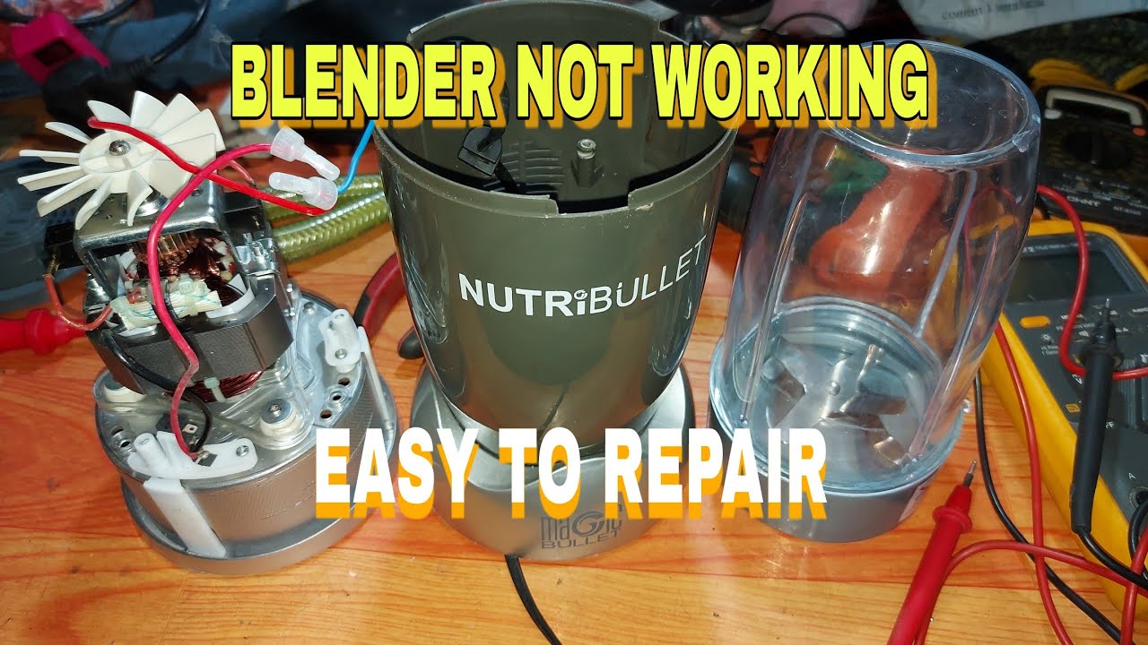 How To Repair Blender Youtube