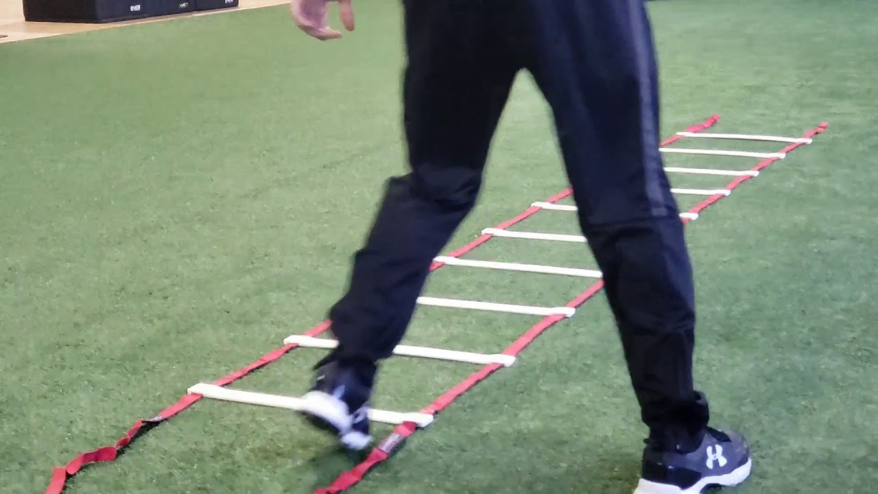 Footwork Ladder Agility Drill One Touch Lateral Youtube