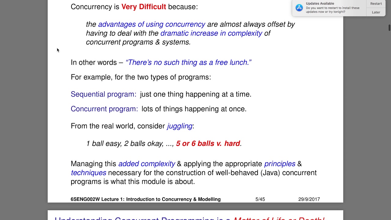 Concurrent Programming Java Concurrency Lecture 1 Part 1 Youtube