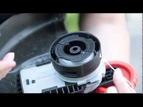 Changing A Single Line Spool On A Black Decker String Trimmer Youtube