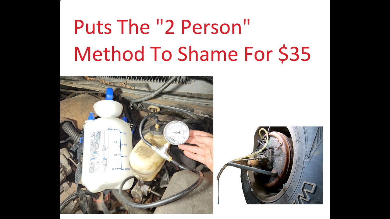 Diy Pressurized Brake Bleeder Youtube