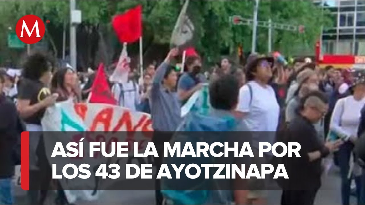 Así Avanza La Marcha Por Los 9 Años De La Desaparición De Los 43