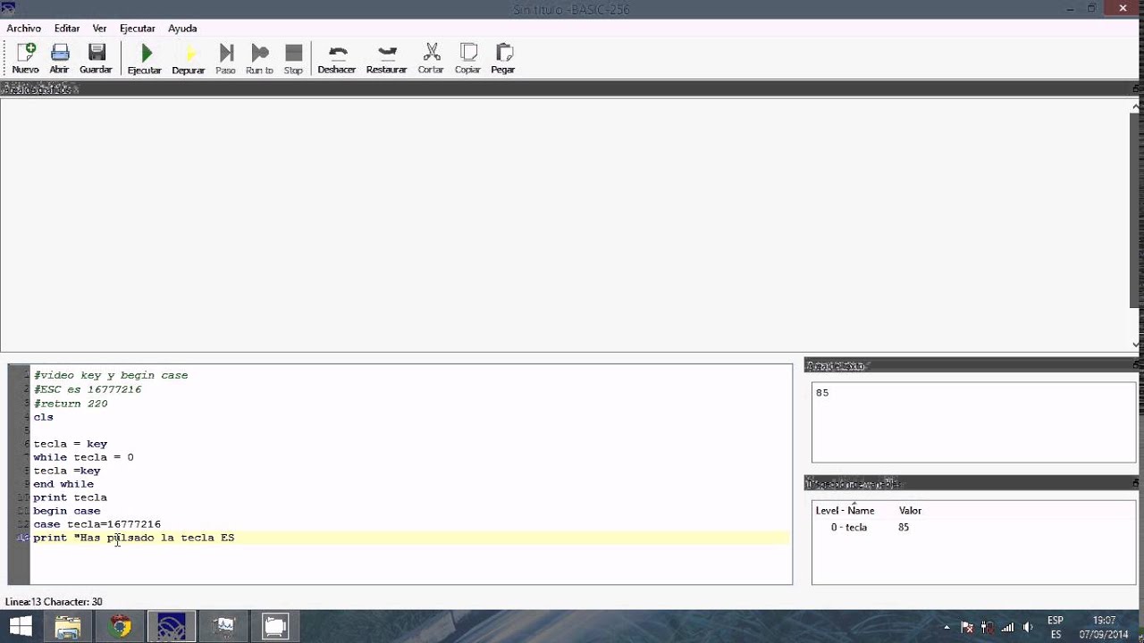 Basic256 Online Editor