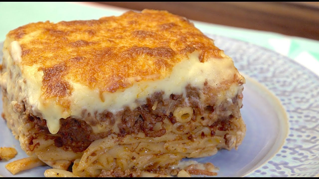 Pastitsio My Dad S Amazing Greek Lasagna Christine Cushing Youtube