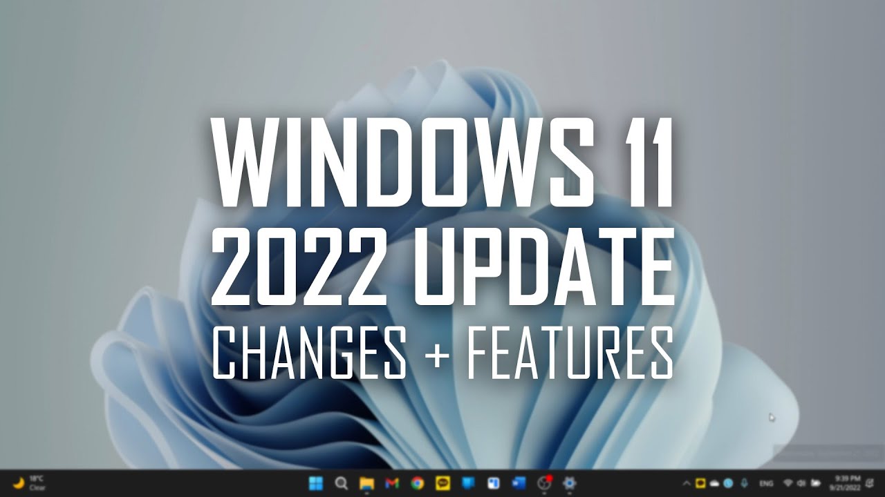 Windows 11 2022 Update 22h2 Top 5 Changes Youtube