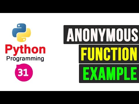 Anonymous Function In Python Programming Language Amulya S Academy