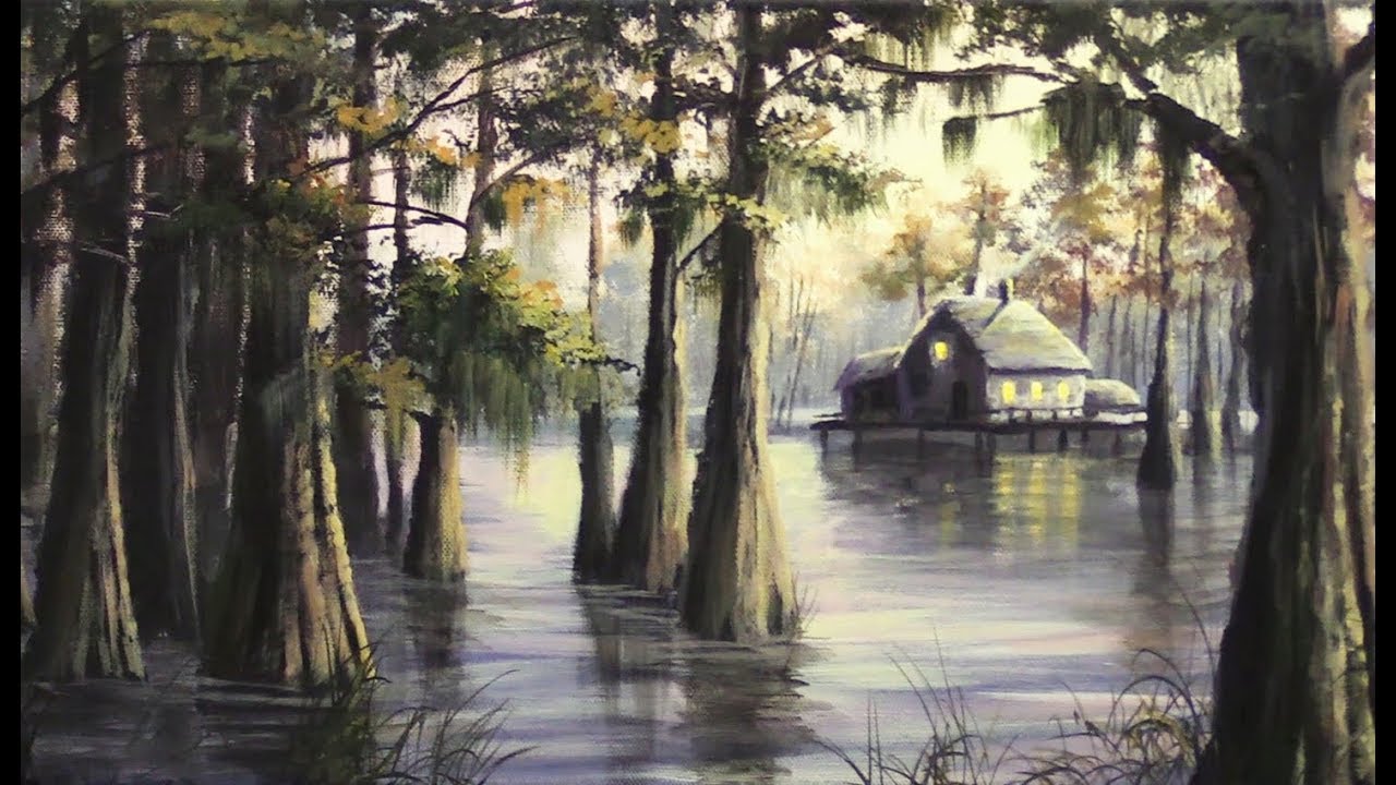 Sunset Swamp Paint With Kevin Youtube