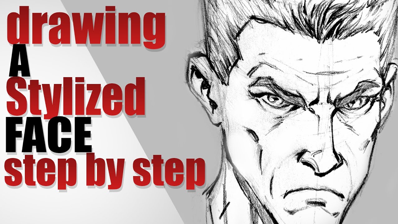 Stylized Faces Ben Eblen Some Stylized Face Studies In Sun Light