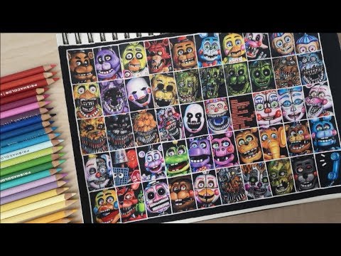 Drawing The Ucn Poster Fnaf Youtube