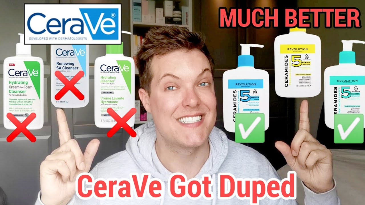 Cerave Cleanser Dupes New From Revolution Skincare Best Drugstore