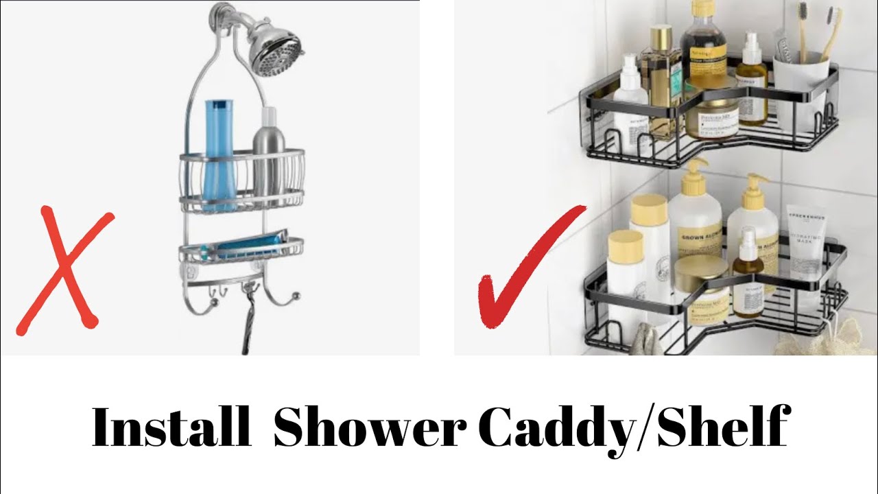 How To Install Shower Caddy At Emma Lowell Blog