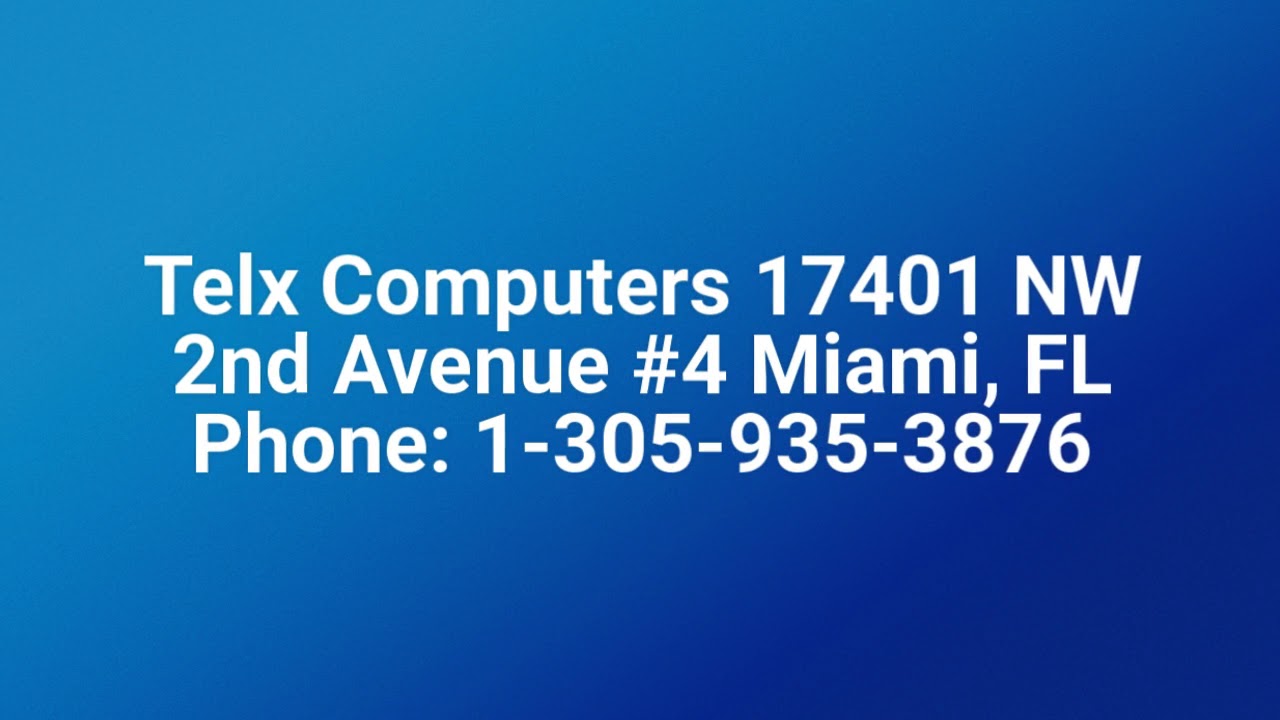 Telx Computers 1 Youtube