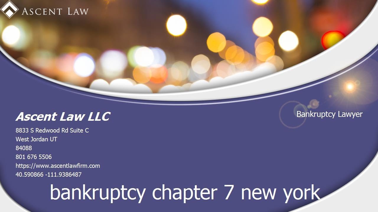 Bankruptcy Chapter 7 Explained Youtube