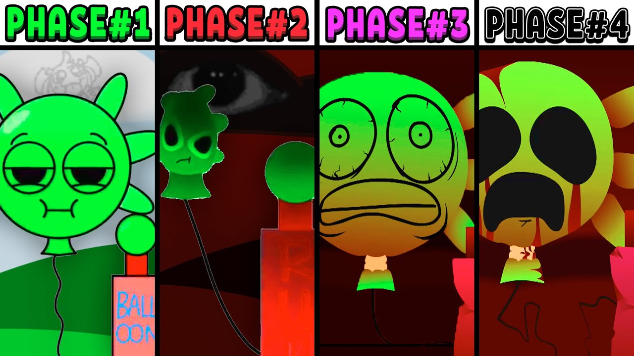 All Phases In New Incredibox Sprunki 4 Of Bally From Phase 1 To Phase