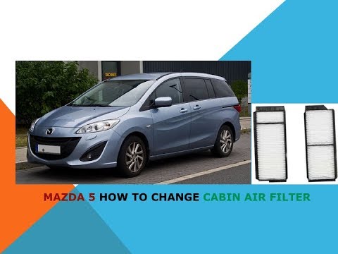 Mazda 5 How To Change Cabin Air Filter Youtube