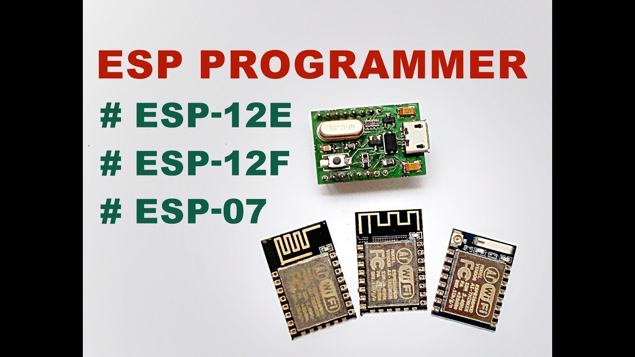 New Esp Module Programmer Youtube