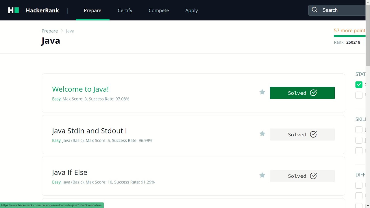1 Welcome To Java Hackerrank Solution Youtube