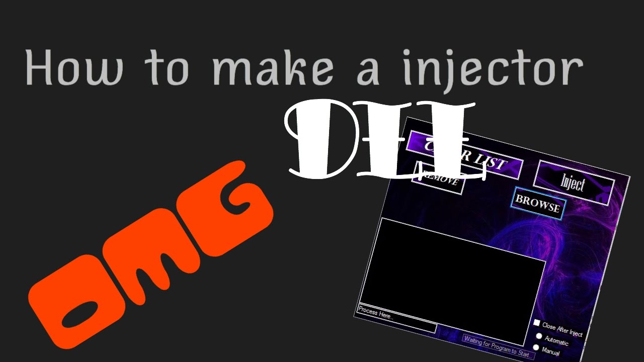 Dll Injector Tutorial At Ruby Godfrey Blog