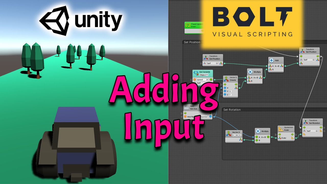 Unity Bolt Part 2 Adding Input To Your Game Getting Started With