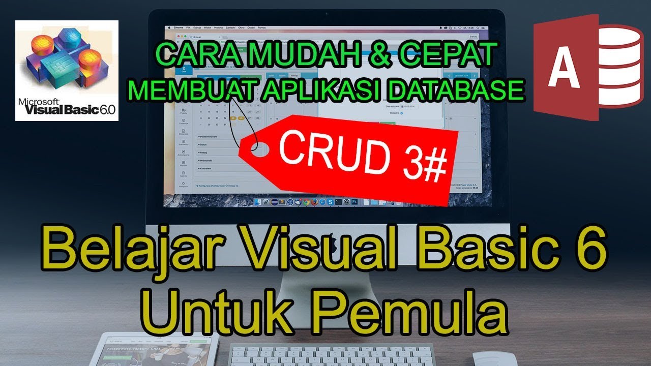 Belajar Visual Basic 6 Untuk Pemula Access Database Create Read