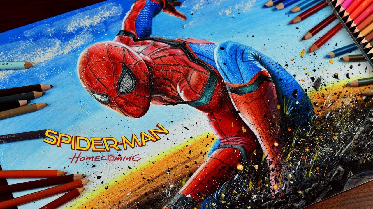 How To Draw Spider Man Homecoming