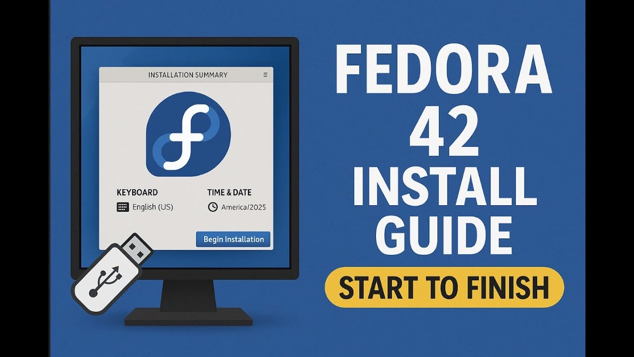 How To Install Fedora Linux Version 42 From Start To Finish Basic