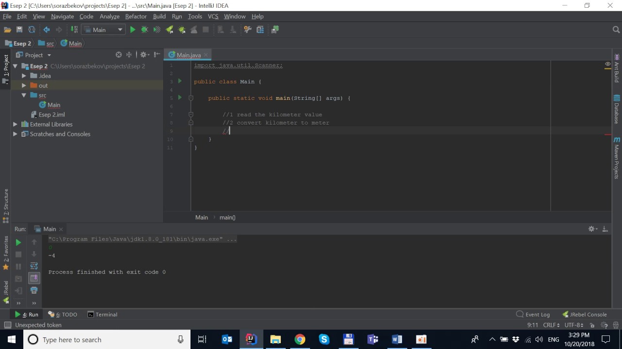 Algorithmization And Java Programming Language Assignment 1 Problem 3