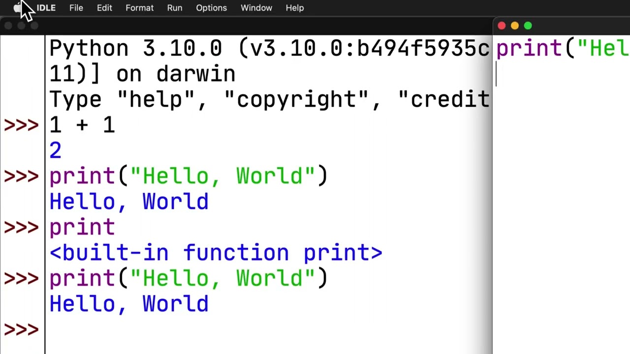 Your First Python Program And Making Mistakes Python Basics Youtube