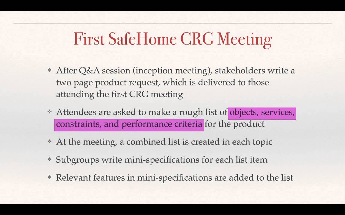 Cs5704 Module4c Examplecrgmeeting Youtube