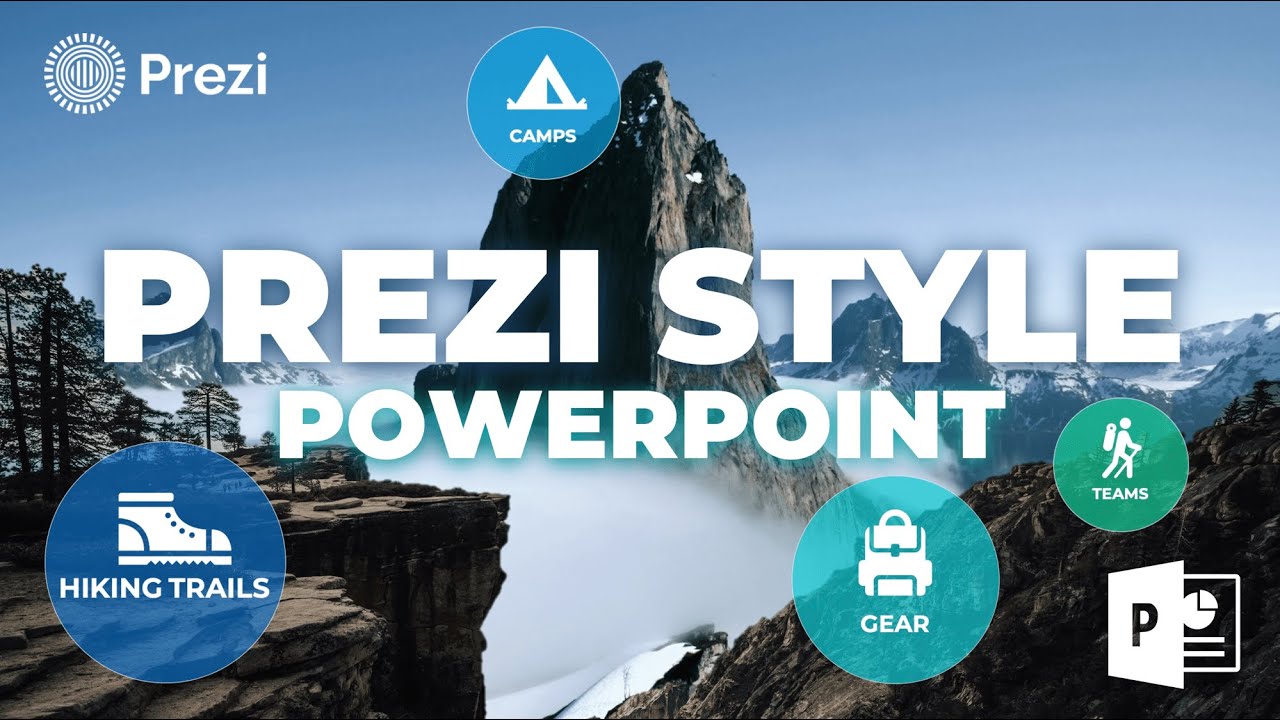 Prezi Style Powerpoint Template