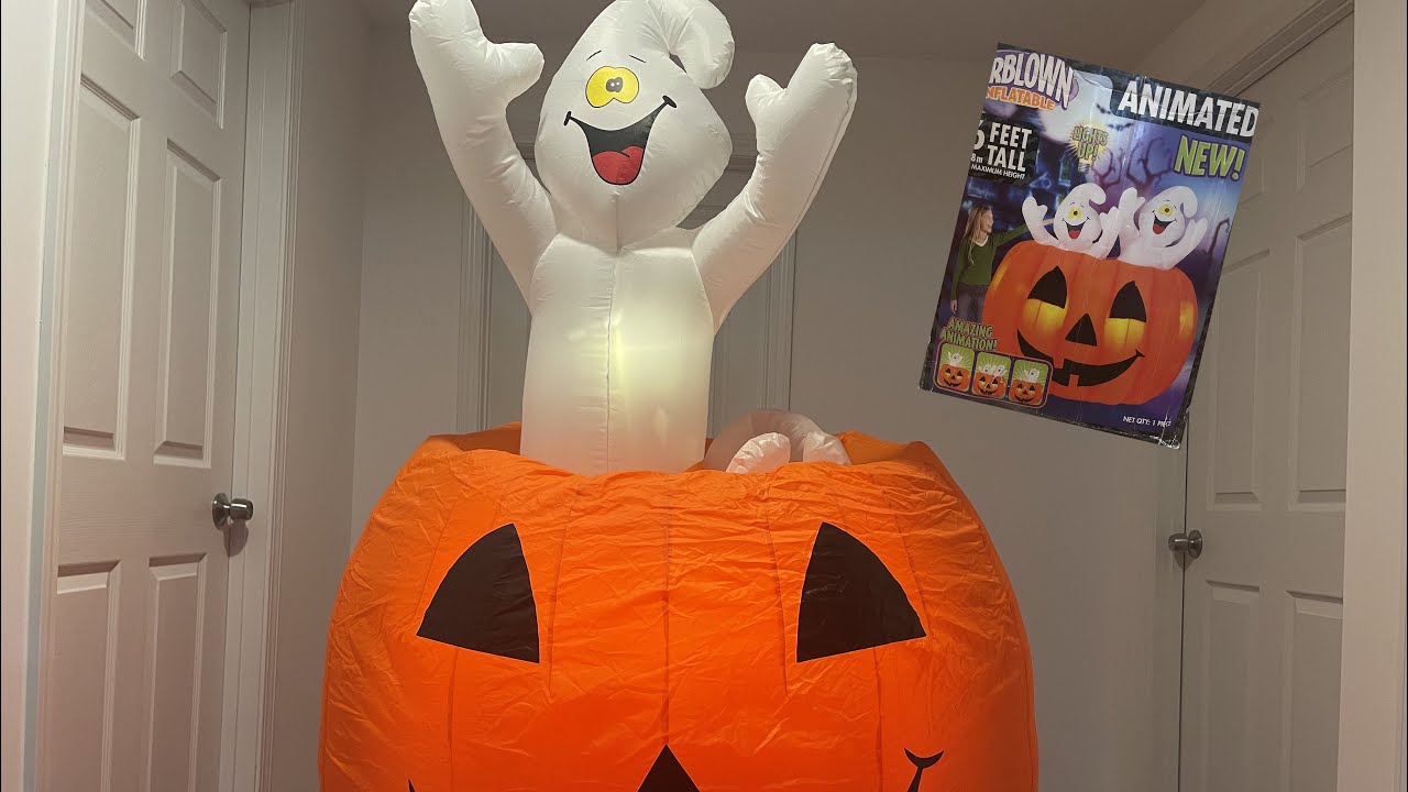 Gemmy 2006 Halloween Inflatable Ghost Pop Up Youtube