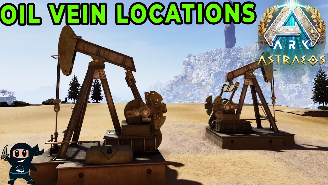 Where To Find Oil Veins In Ark Astraeos Youtube