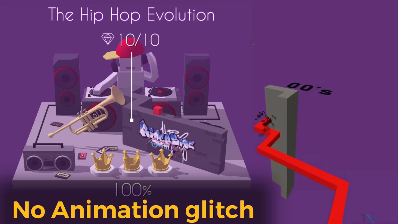 Dancing Line The Hip Hop Evolution No Animation Glitch Youtube