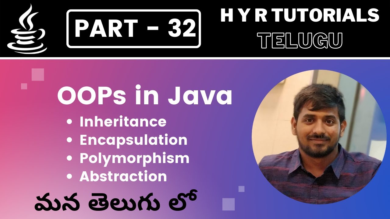 P32 Oops In Java Core Java Java Programming Youtube