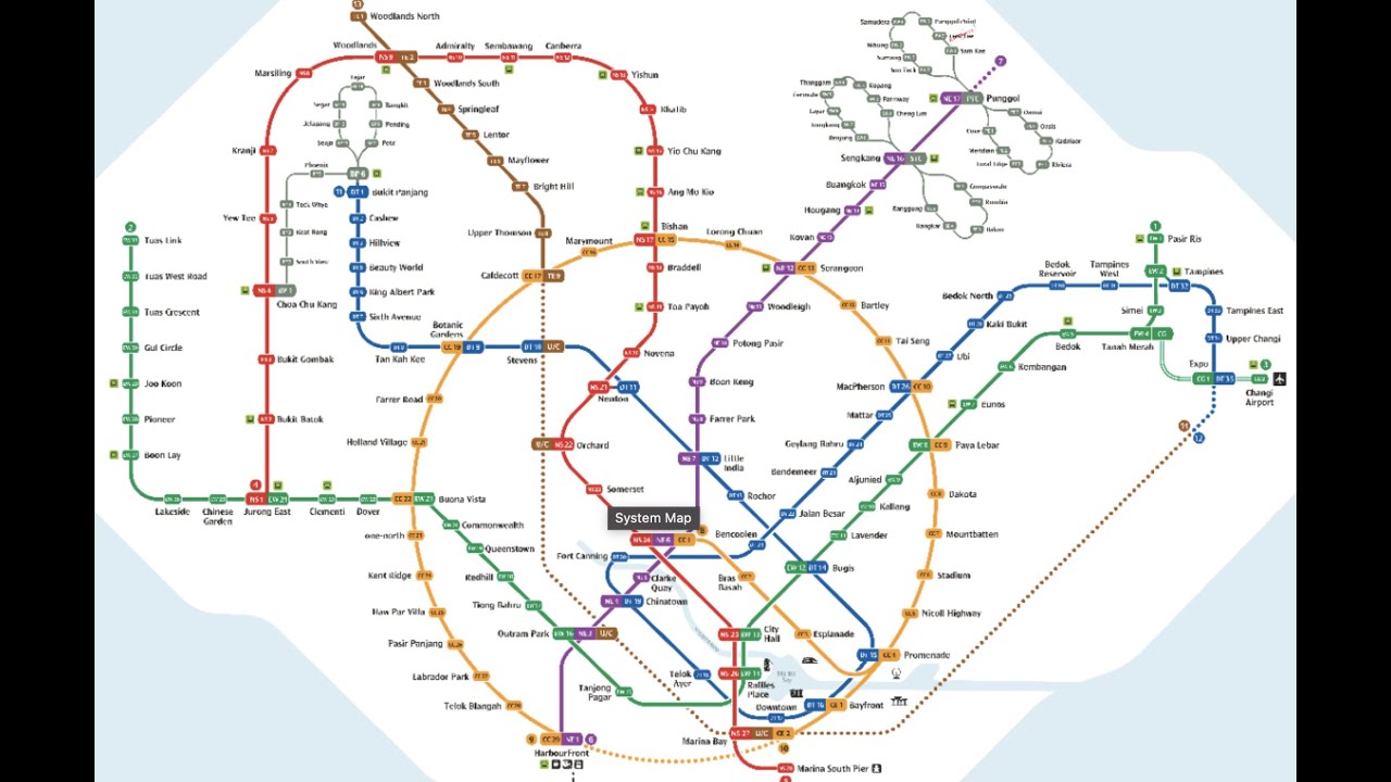Evolution Of Singapore Mrt From 1987 To 2022 Youtube