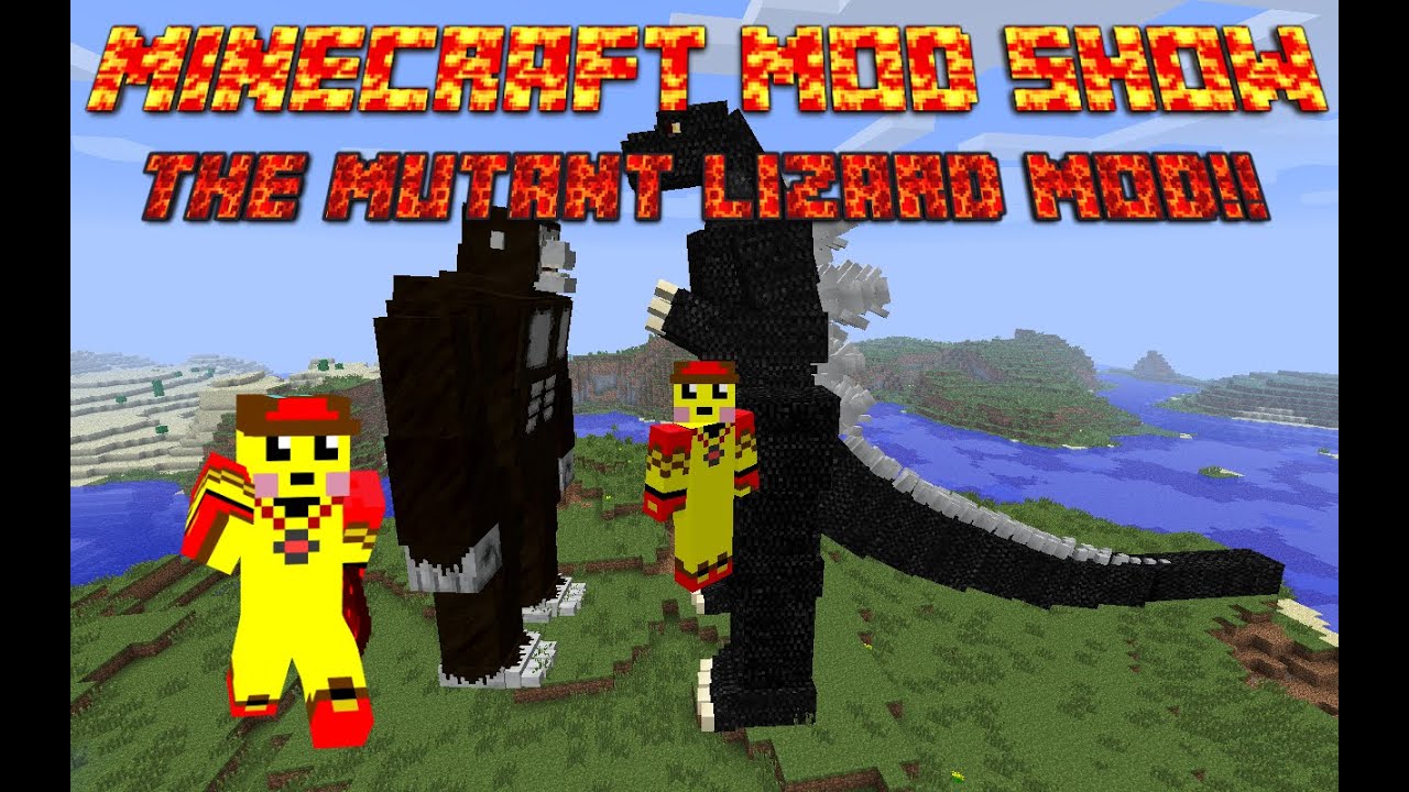 Minecraft Mod Show The Mutant Lizard Mod Youtube