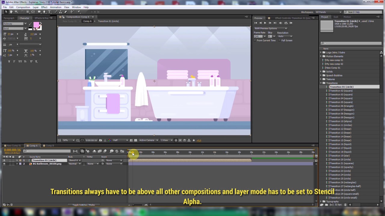 Explainer Video Toolkit 3 17 Transitions Tutorial Youtube