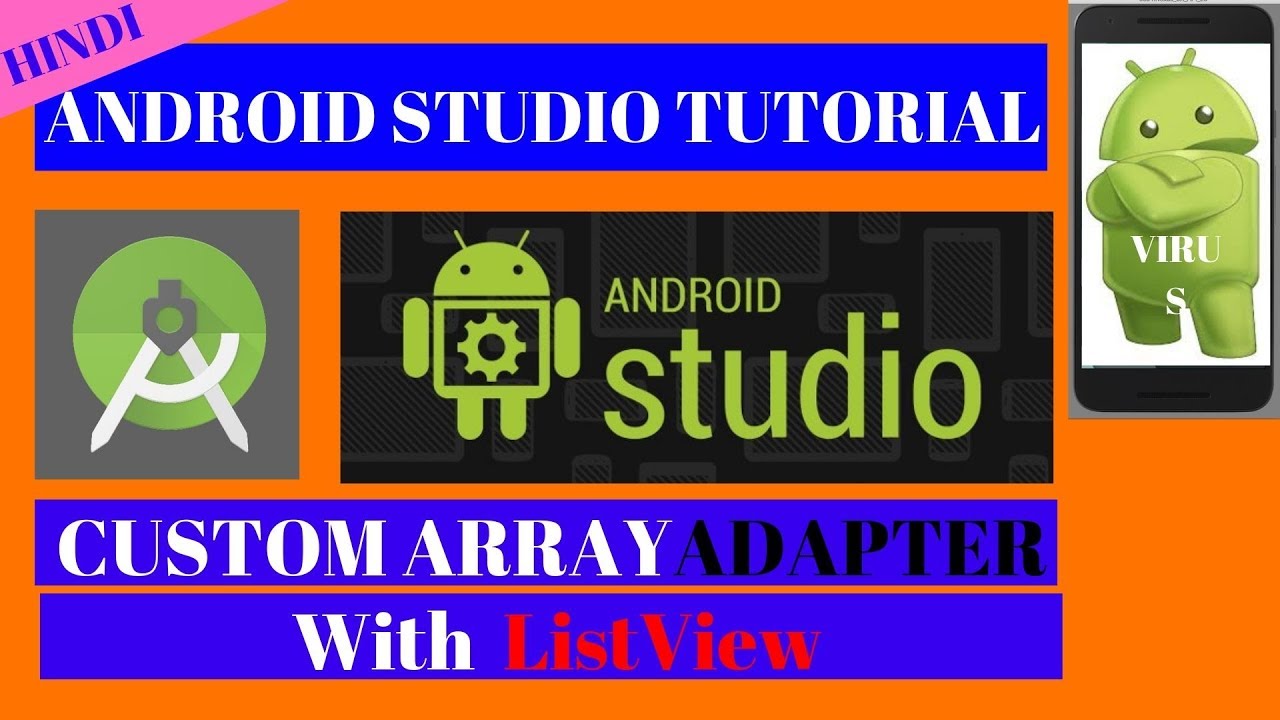 Custom Arrayadapter With Listview Custom Arrayadapter Youtube