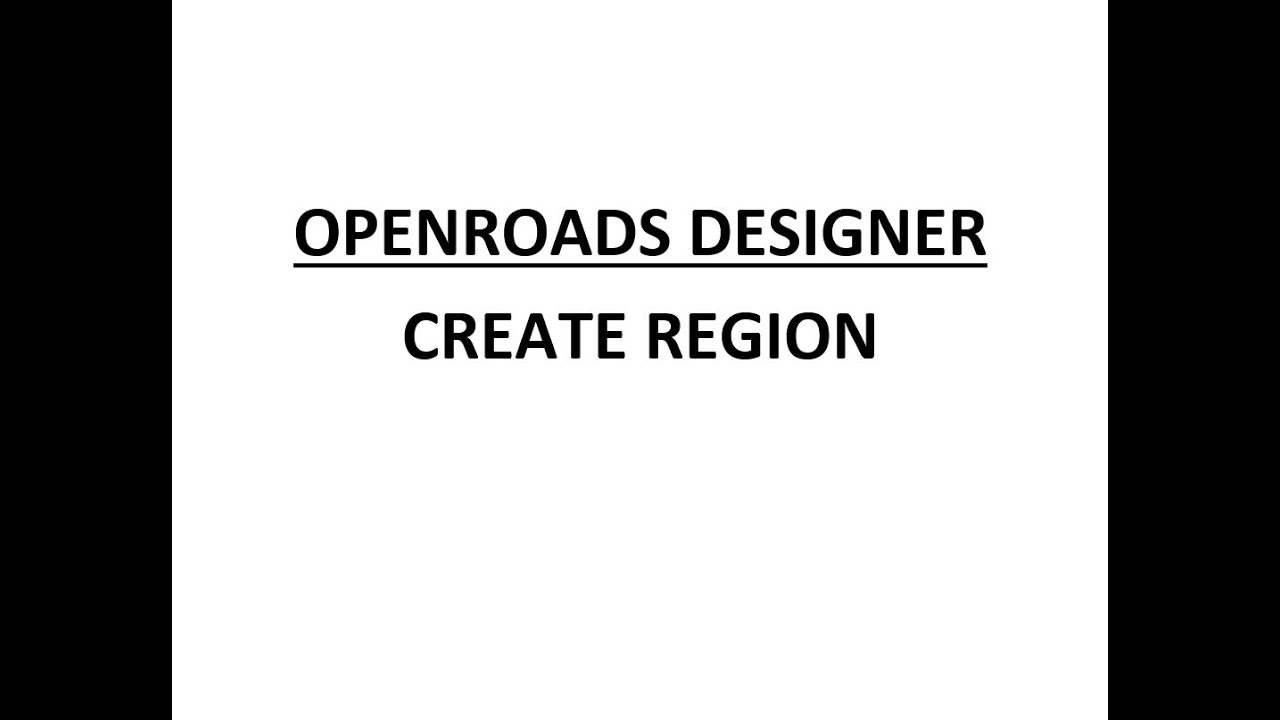 Ord Microstation 11 3 Create Region Youtube